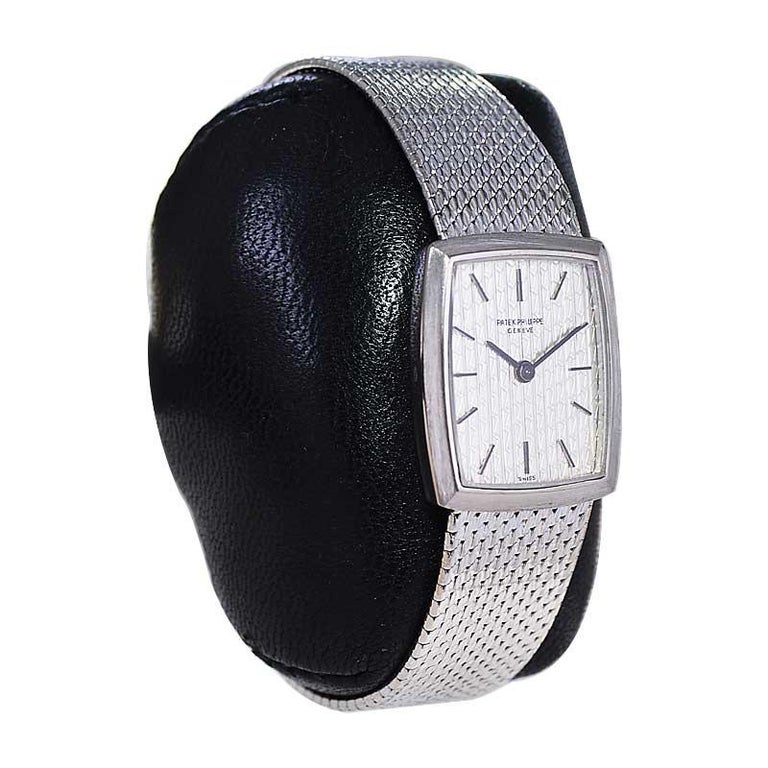 Patek Philippe 18kt Gold Cushion Shaped Ladies Watch with Original ...