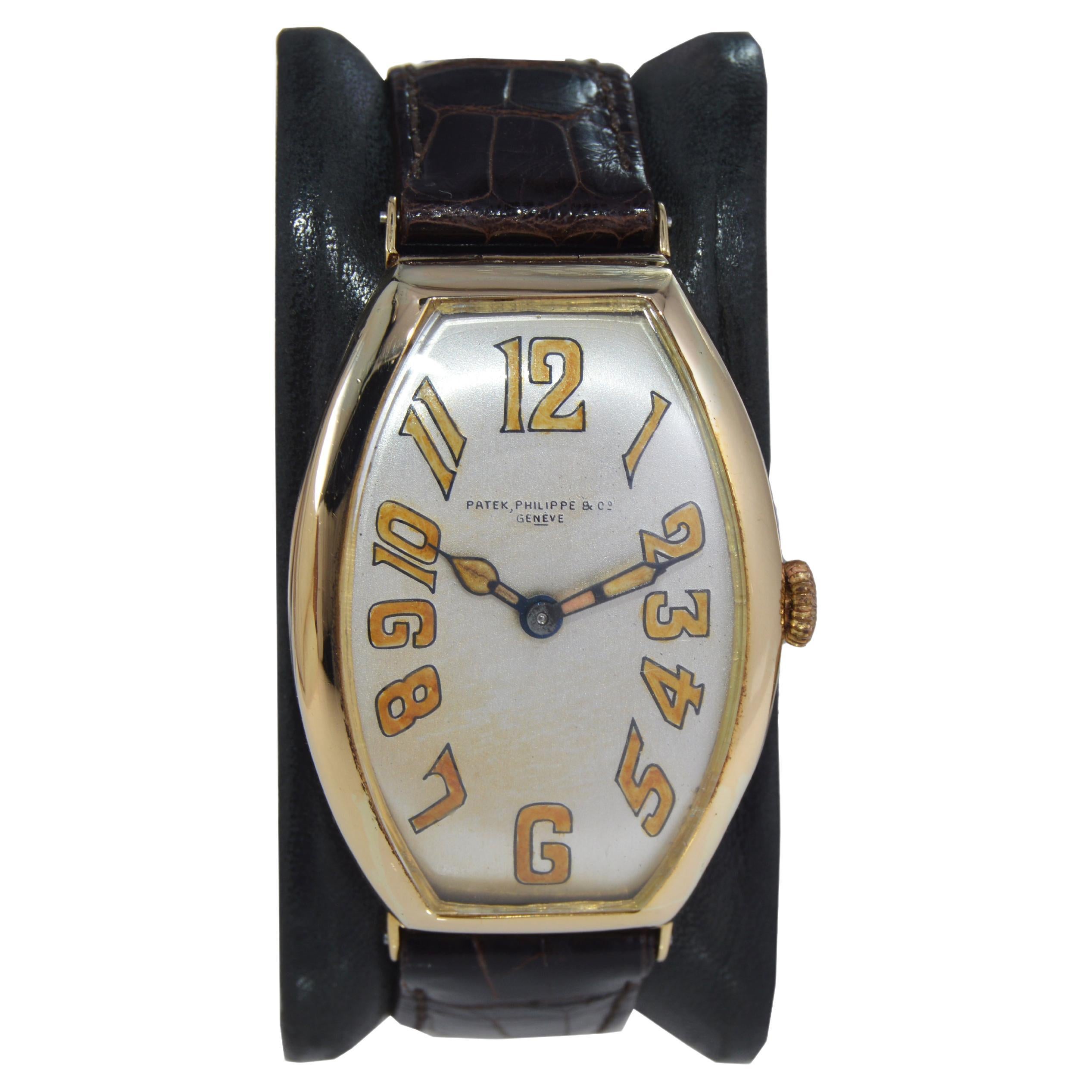 Patek Philippe White Gold Square Face Freccero Manual Wind Wristwatch ...