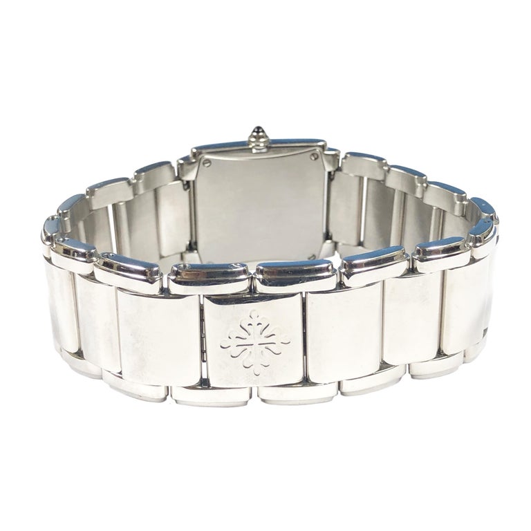 Patek Philippe "24" Ladies Stainless Steel and Diamonds Quartz ...