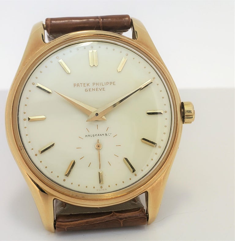 Patek Philippe 2526J 1st Automatic Calatrava Watch circa 1956 "Hausmann ...
