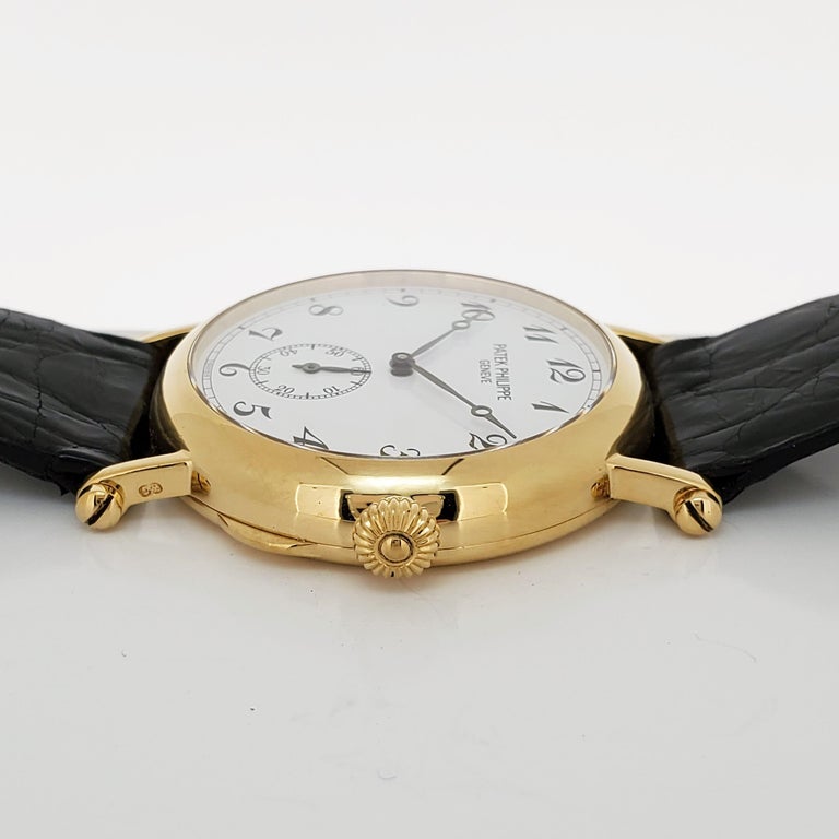 Patek Philippe 3960J 150th Anniversary Officers Case Watch, Circa 1988 ...
