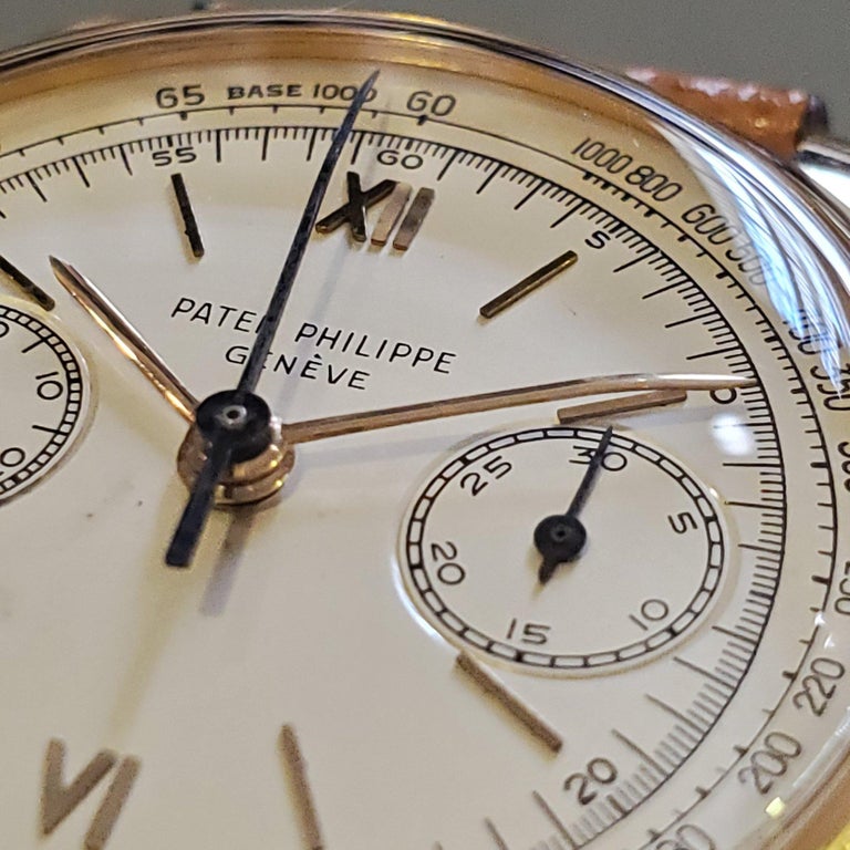 Patek Philippe 530J Jumbo Chronograph Watch, circa 1952 at 1stDibs