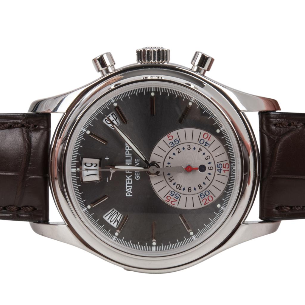 Patek Philippe 5960P-001 Annual Calendar Chronograph Platinum Watch at ...