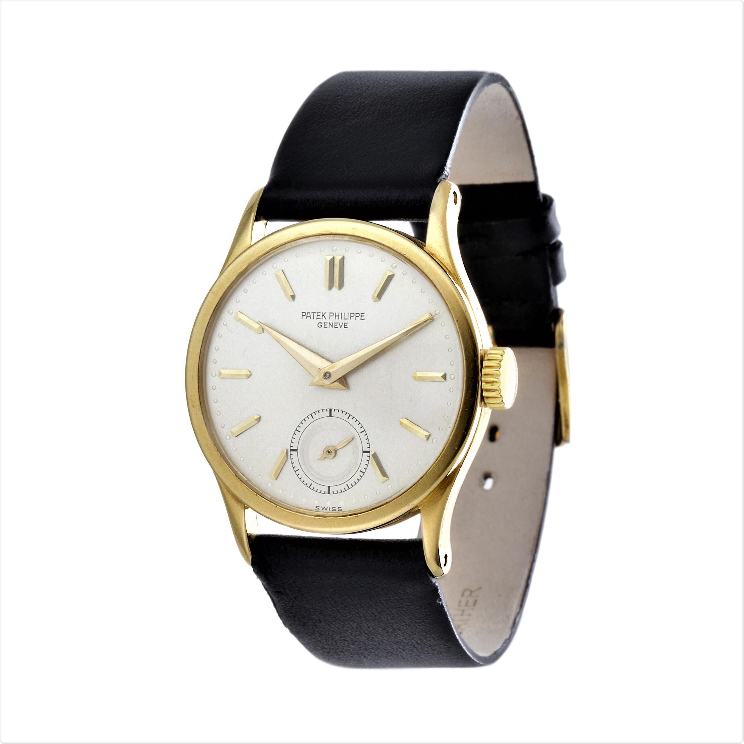 Patek Philippe 96J; The 1st Calatrava Watch, Circa 1951-2 at 1stDibs | patek 96, patek philippe ...