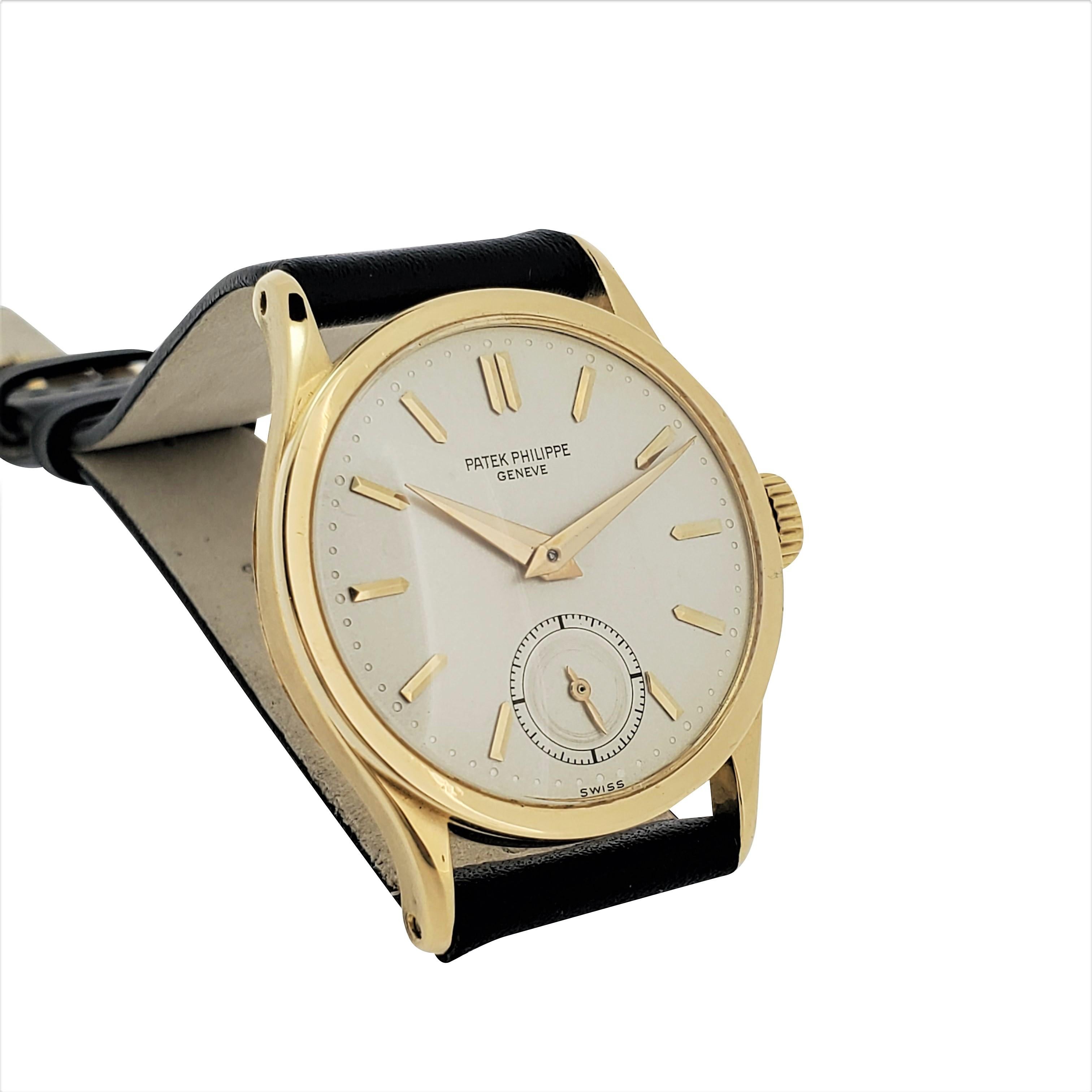 Patek Philippe 96J; The 1st Calatrava Watch, Circa 1951-2 at 1stDibs | patek 96, patek philippe ...