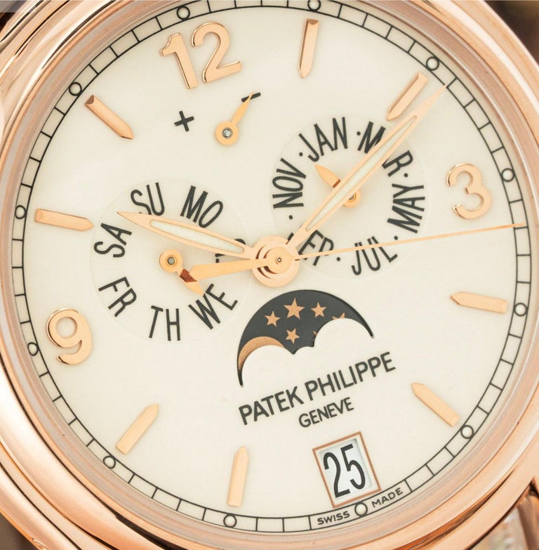 Patek Philippe Annual Calendar Rose Gold Watch at 1stDibs