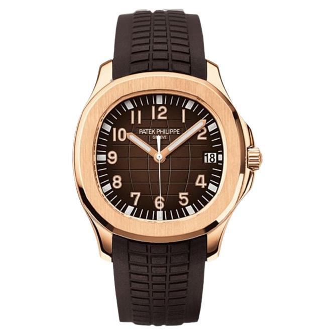 Patek Philippe Aquanaut Travel Time 18 Karat Rose Gold Men's 5164R ...