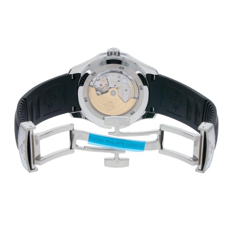 Patek Philippe Aquanaut Stainless Steel Rubber Strap Watch 5164A-001 at ...