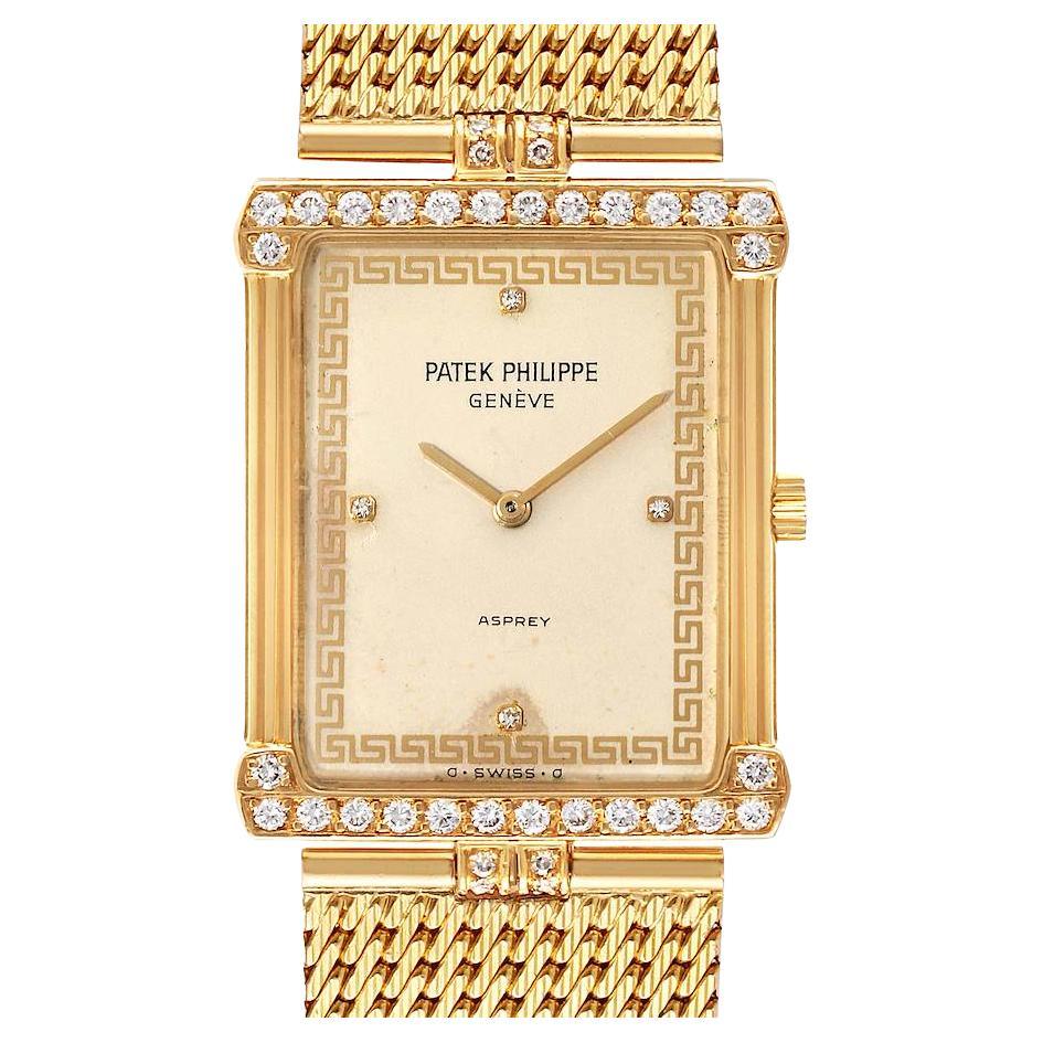 Asprey London Gold Watch For Sale at 1stDibs