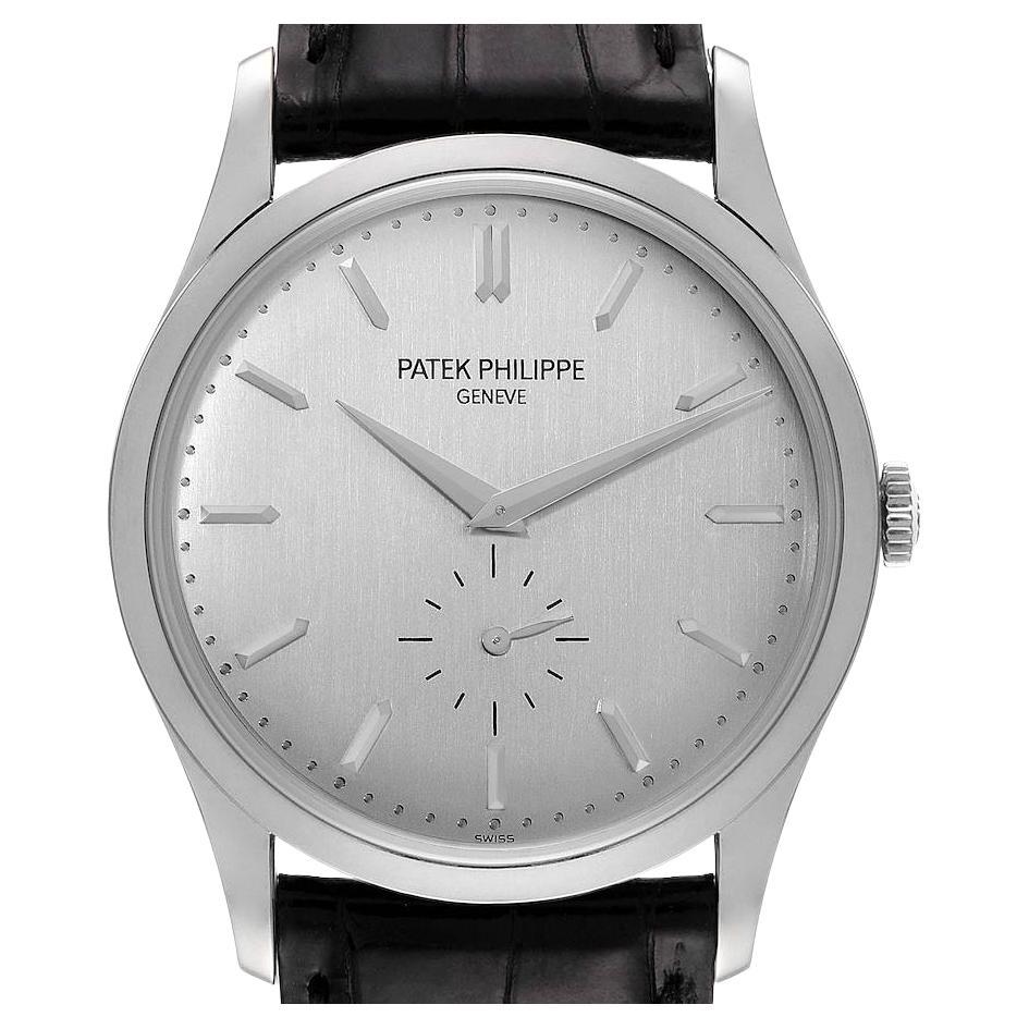 Vintage Patek Philippe Calatrava Ref 5196P-001 Men's Wristwatch at ...