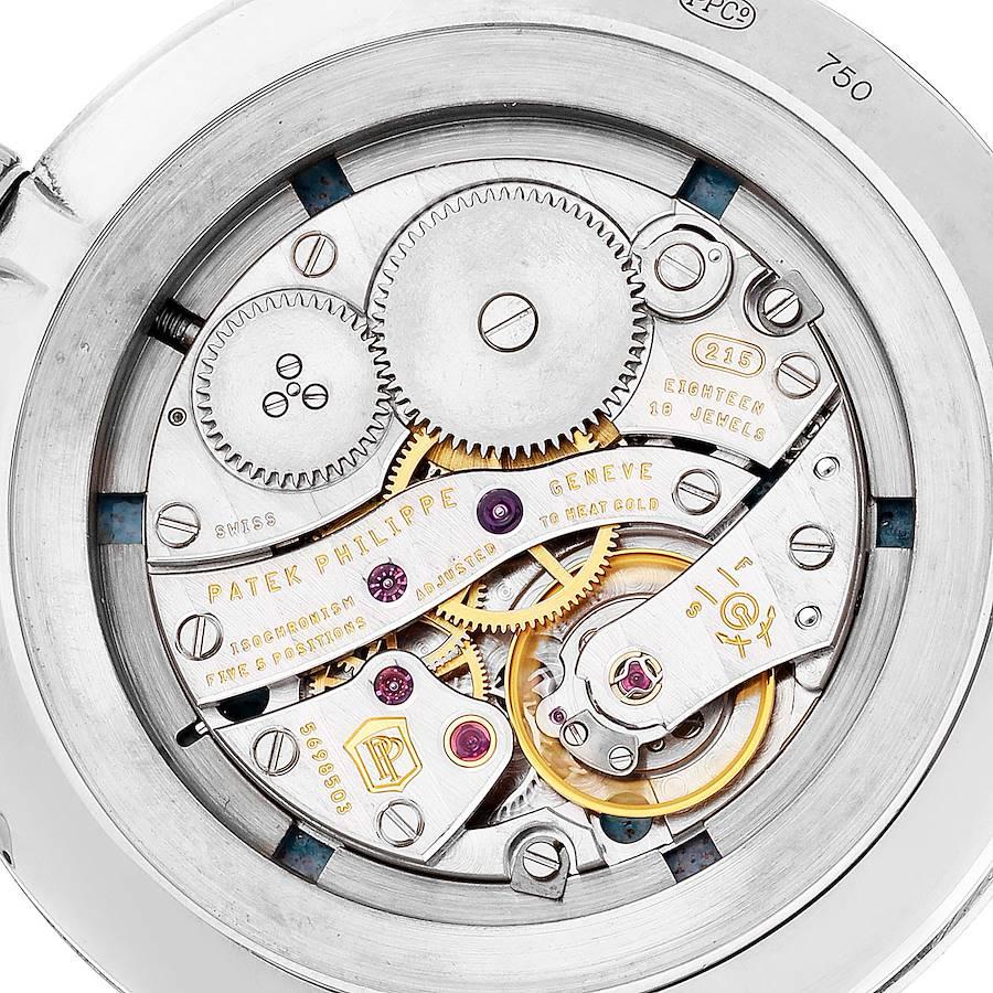 Patek Philippe Calatrava 18k White Gold White Dial Mens Watch 5116 For ...