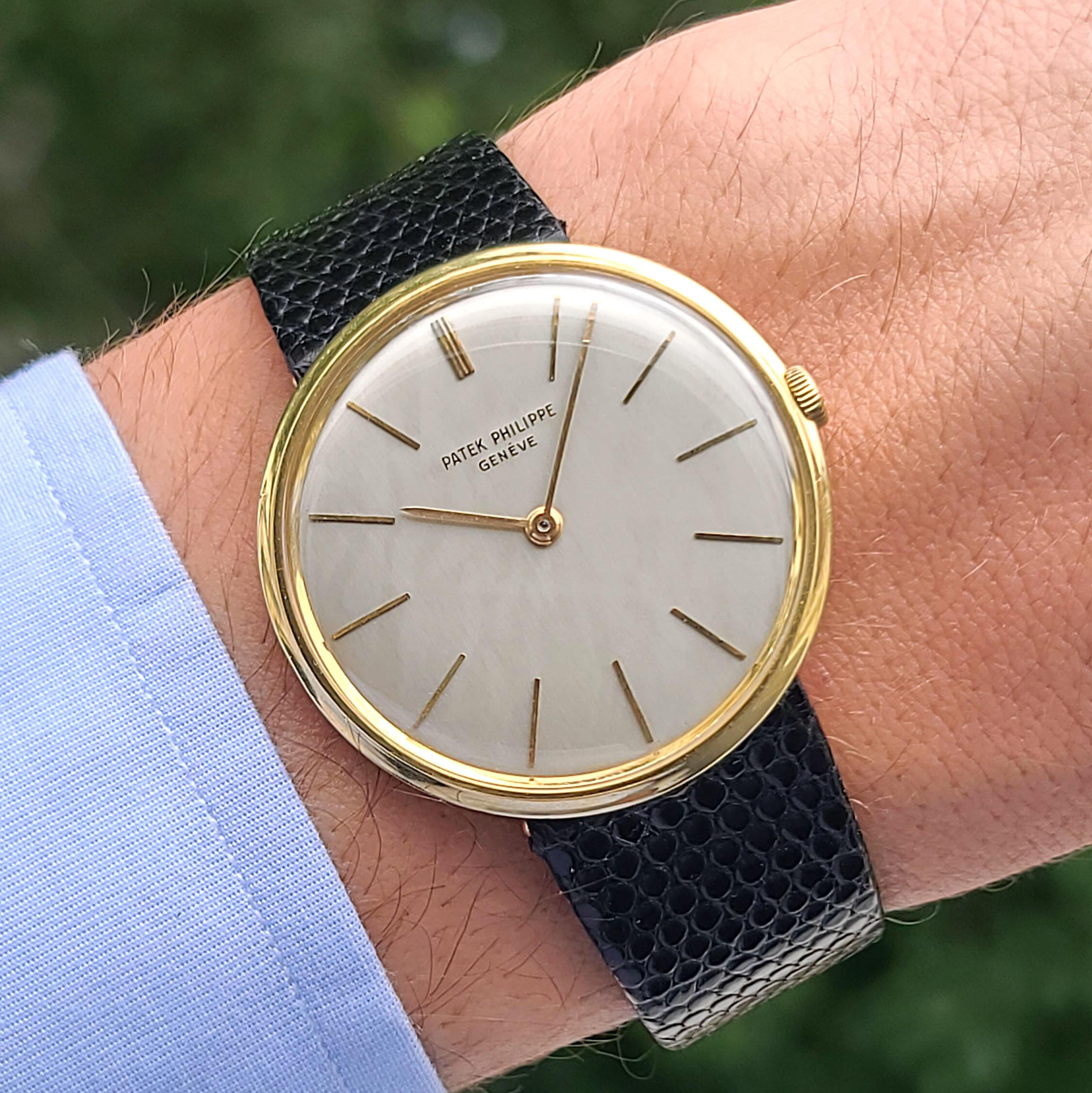 Patek Philippe Calatrava 2591 18k Gold 23-300 Circa 1959 1950 Geneva ...