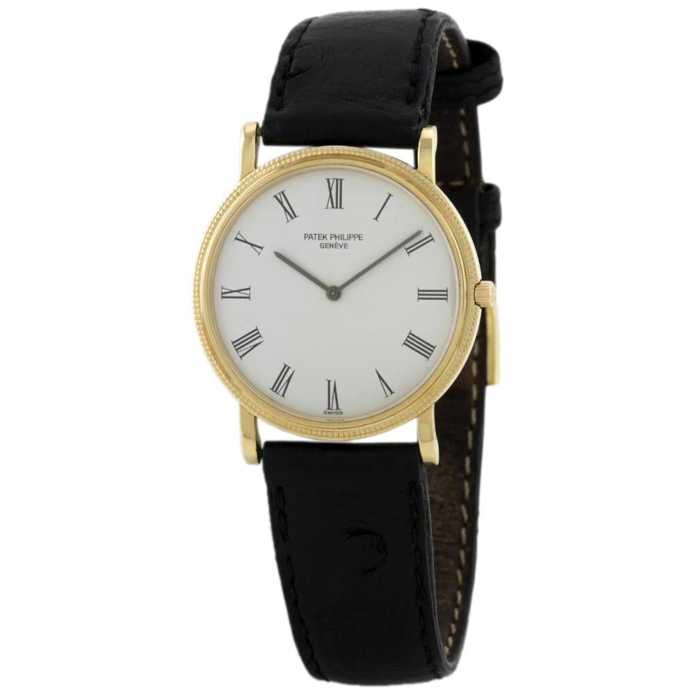 Patek Philippe Calatrava 3520/D; White Dial, Certified and Warranty at ...
