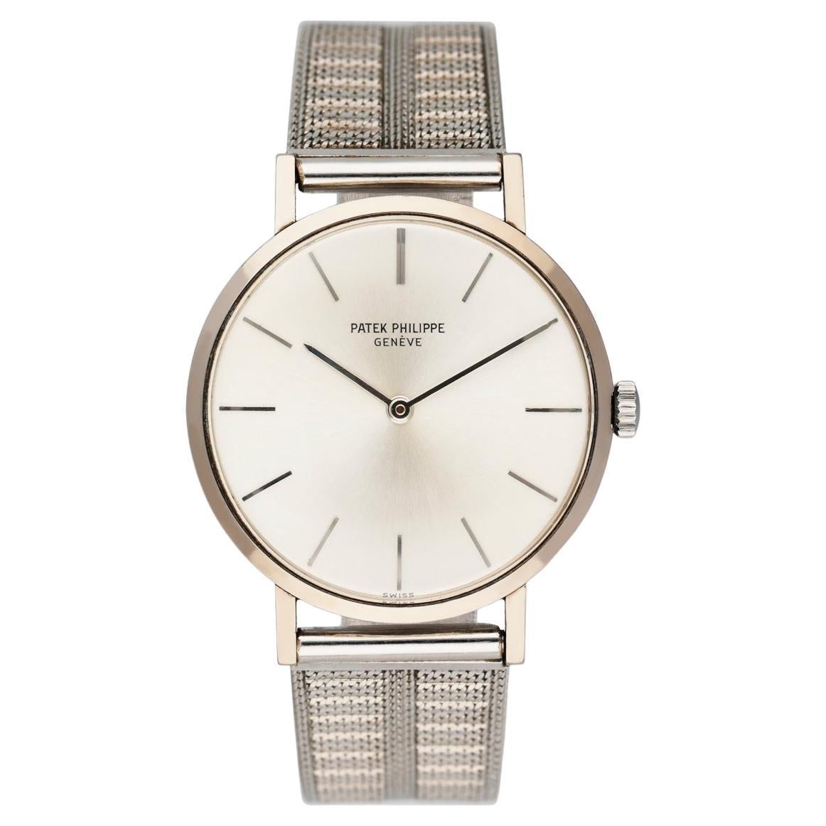 Patek Philippe Calatrava 3602 18 Karat Champagne Dial Automatic Watch ...