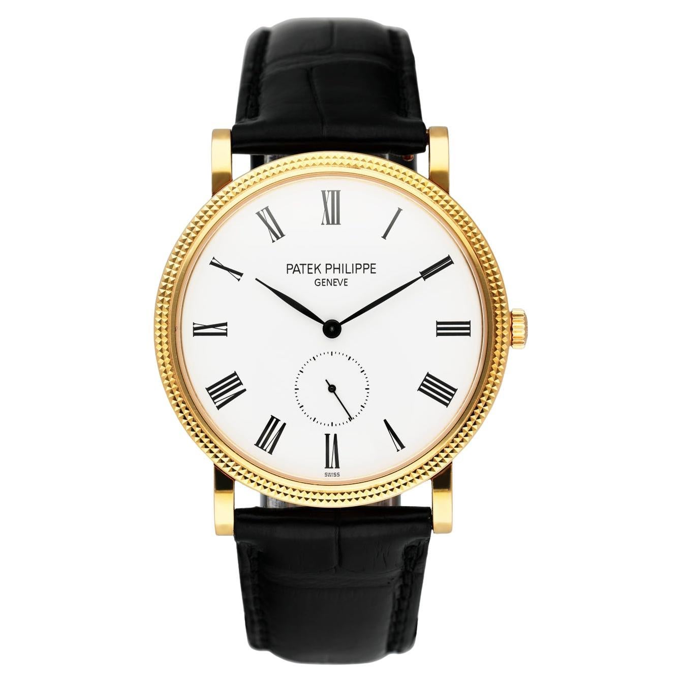 Patek Philippe Calatrava 2555 Unisex Watch in Yellow Gold For Sale at ...