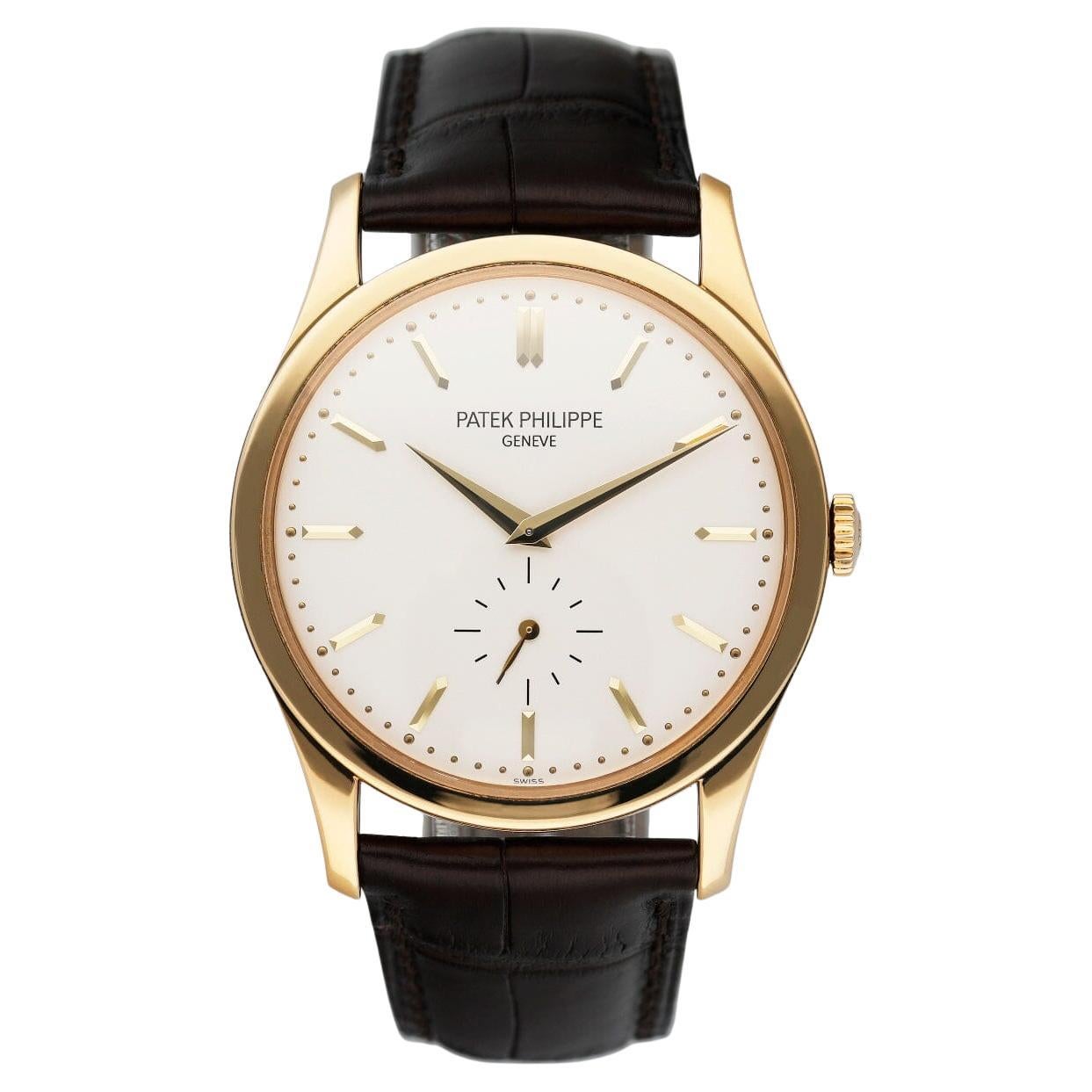 Patek Philippe 18 Karat Yellow Gold Calatrava Watch Ref. 3468 at ...