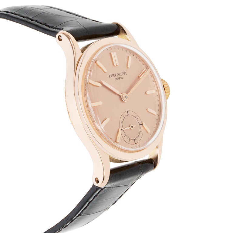 Patek Philippe Calatrava 96R Unisex Watch in Rose Gold at 1stDibs ...