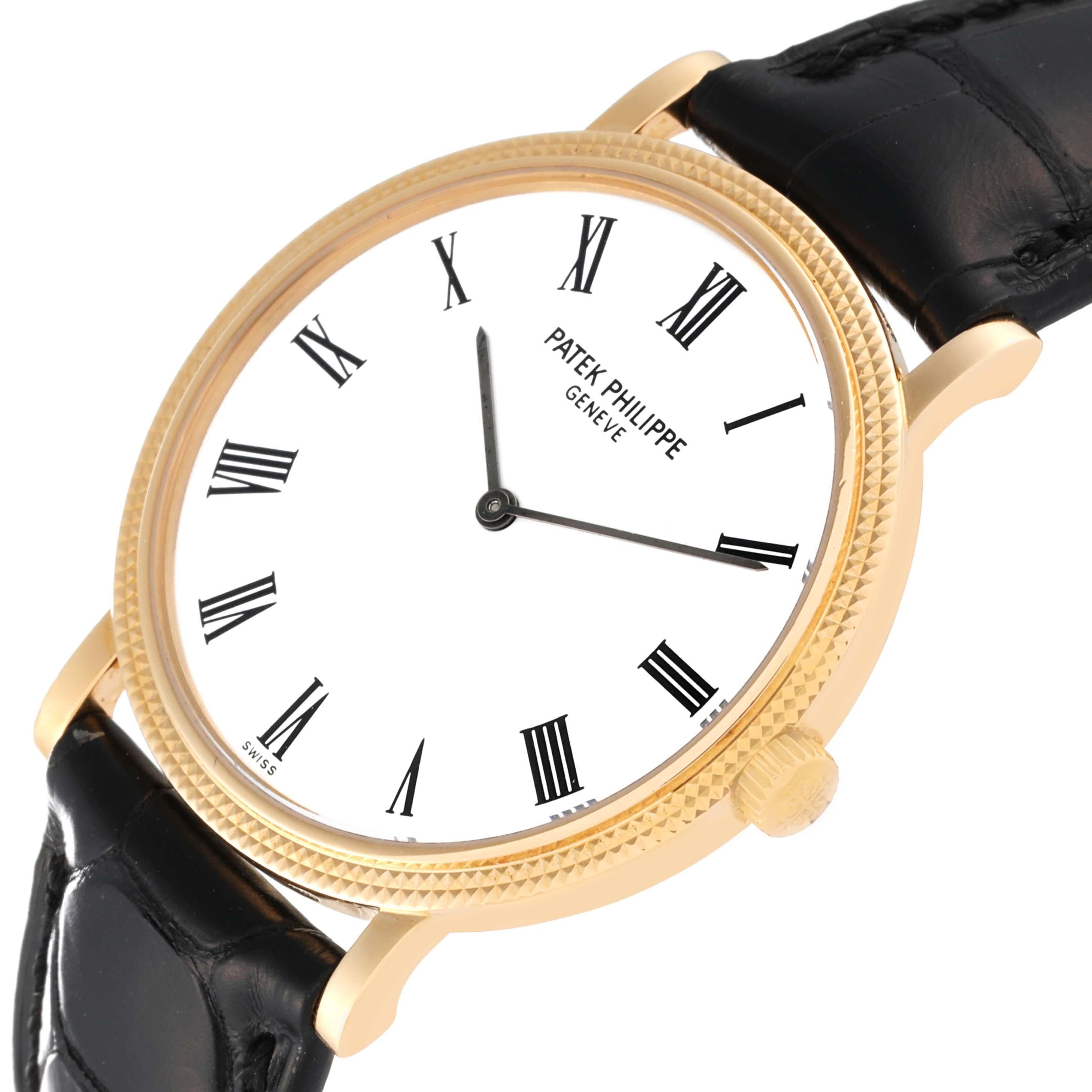 Patek Philippe Calatrava Automatic Yellow Gold Mens Watch 5120 For Sale ...