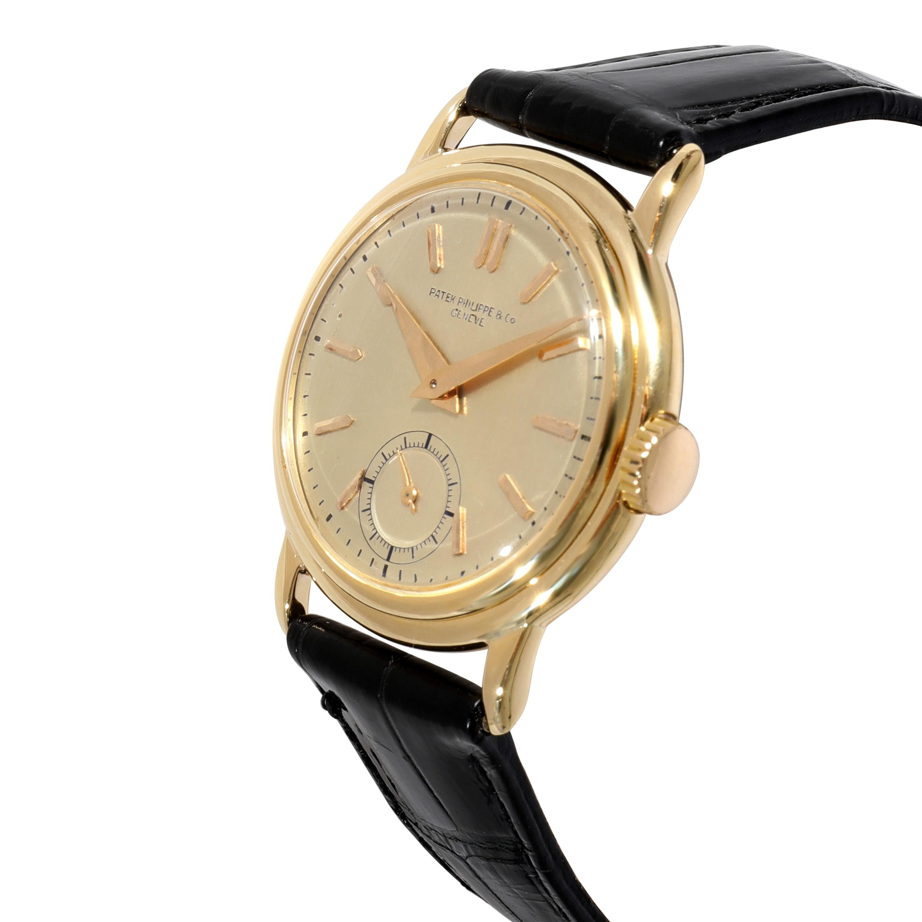 Patek Philippe Calatrava Calatrava Unisex Watch in Yellow Gold For Sale ...