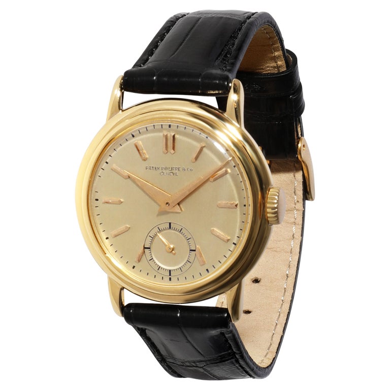 Patek Philippe Calatrava Calatrava Unisex Watch in Yellow Gold For Sale ...