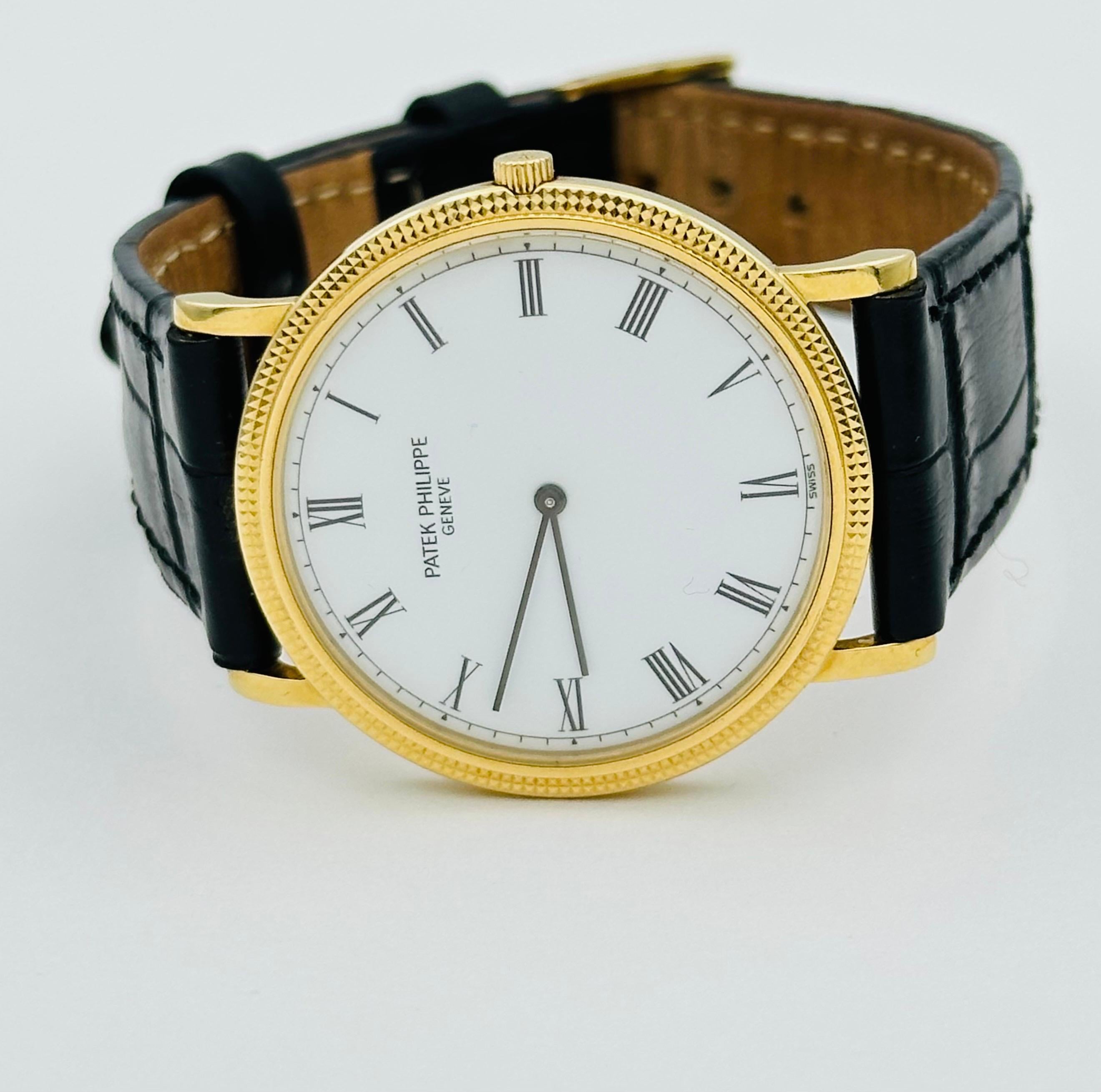 Patek Philippe Calatrava Gold Men's Watch - 3520 For Sale at 1stDibs