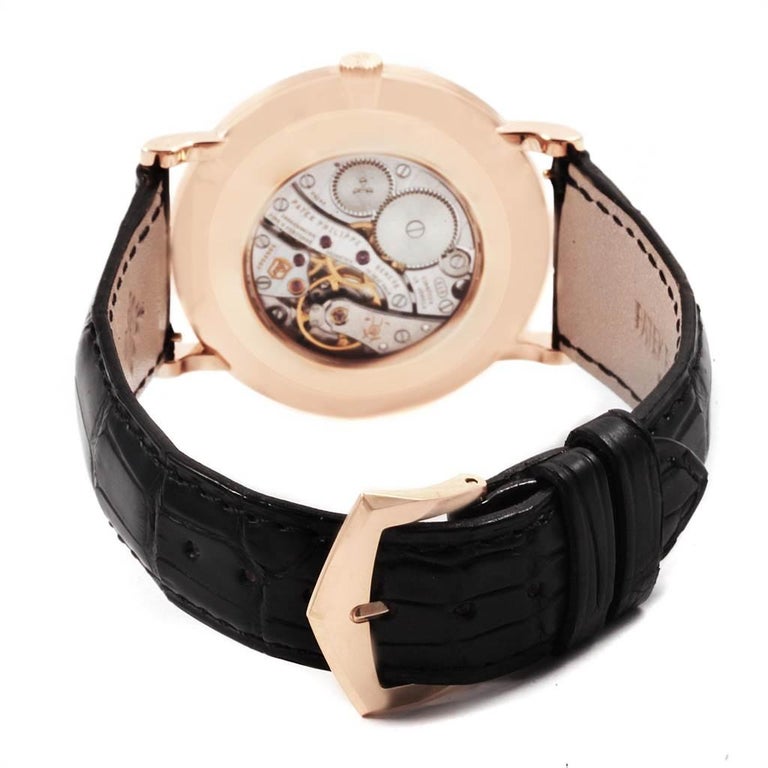 Patek Philippe Calatrava Rose Gold Enamel Dial Men's Watch 5116 For ...