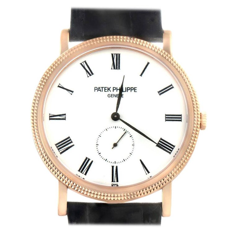 Patek Philippe Calatrava Rose Gold Men's Watch 5116 Unworn Sealed For ...