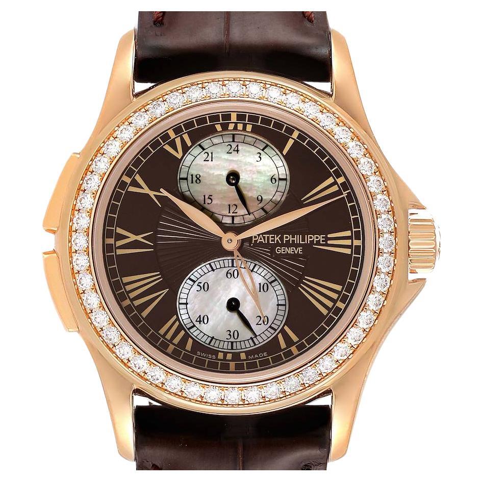 Patek Philippe Aquanaut Travel Time 18 Karat Rose Gold Men's 5164R ...