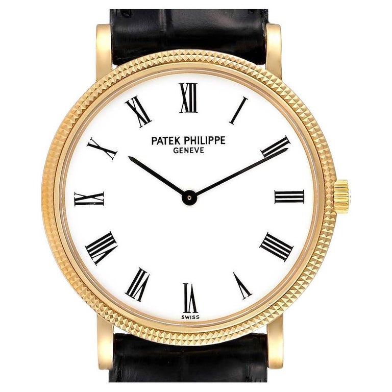 Patek Philippe Calatrava Yellow Gold Automatic Mens Watch 5120 For Sale ...