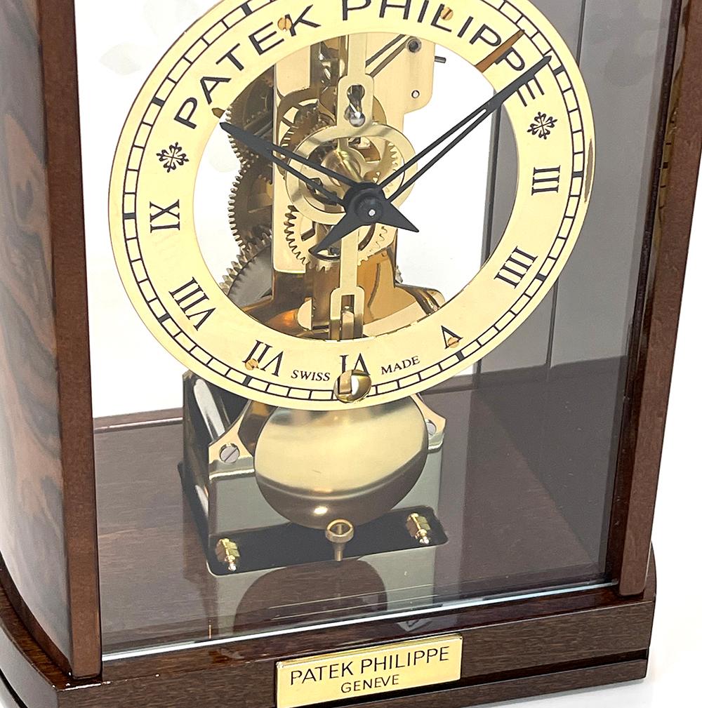 Patek Philippe clock Édition Squelette Dorée For Sale at 1stDibs