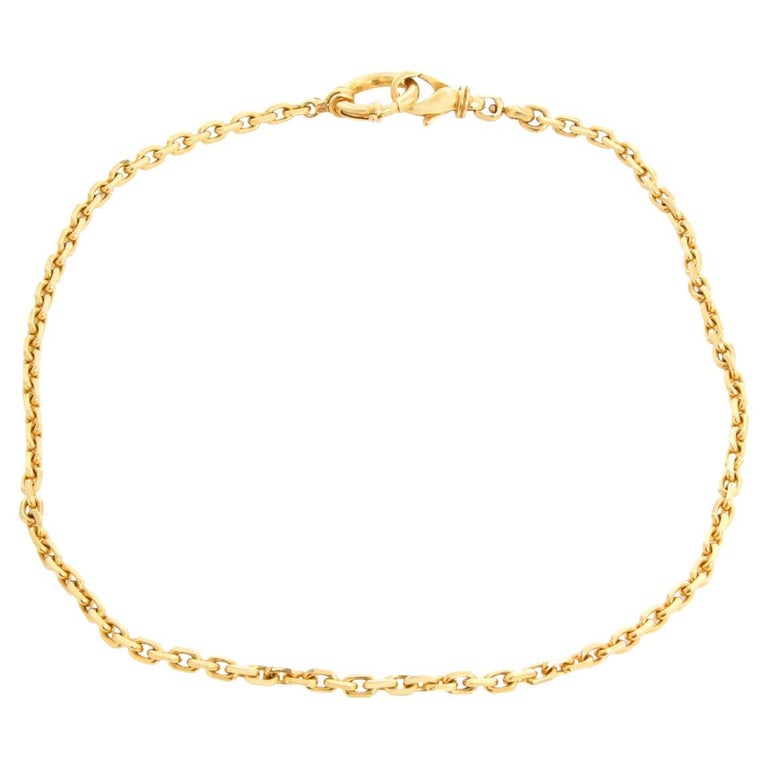 Patek Philippe and Co. 18k Yellow Gold Pocket Watch Chain For Sale at ...