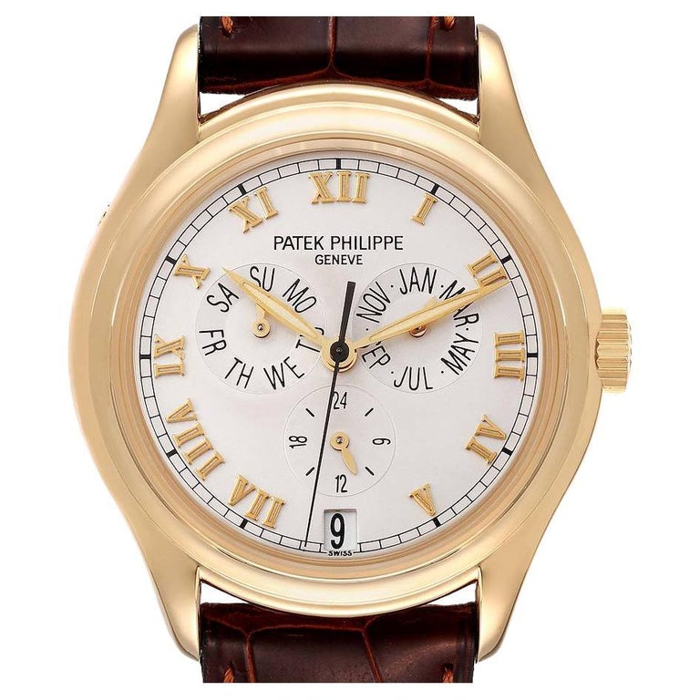 Patek Philippe Complications Annual Calendar Yellow Gold Mens Watch ...