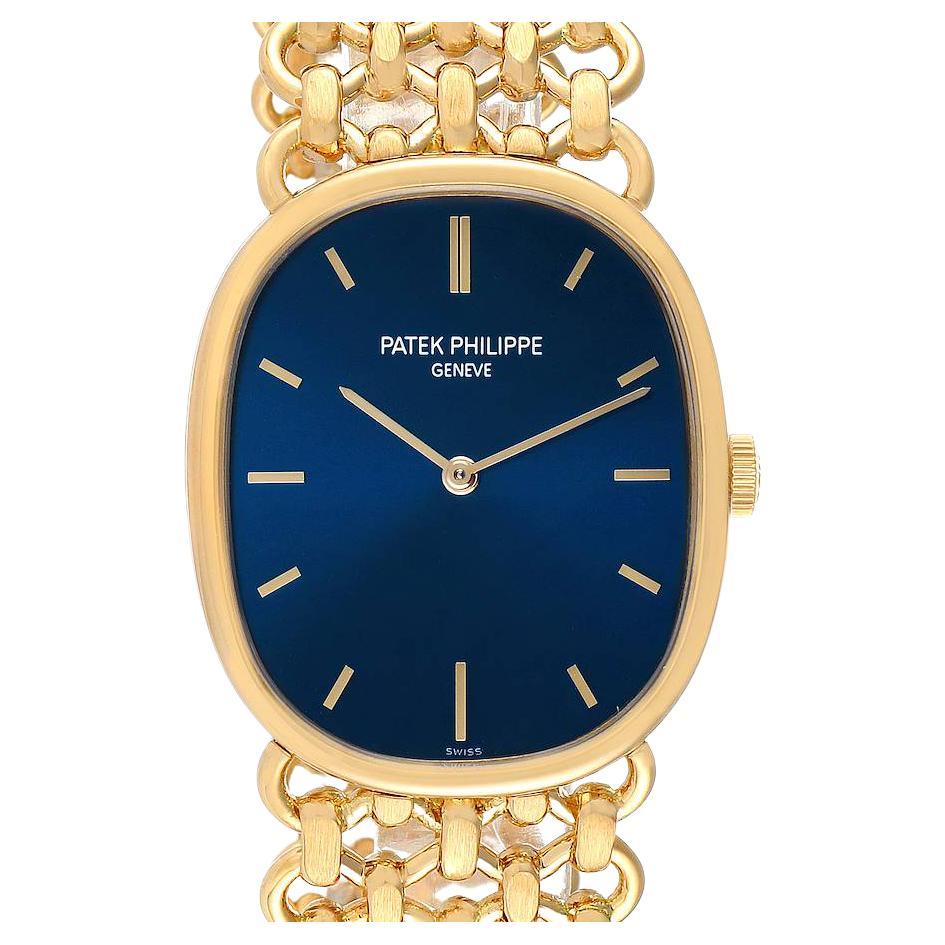 Patek Philippe Ellipse in 18k Yellow Gold with Patina Sigma Dial For ...