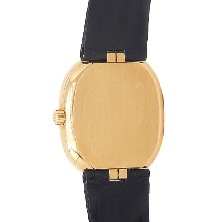 Patek Philippe Golden Ellipse 3978, Blue Dial, Certified at 1stDibs