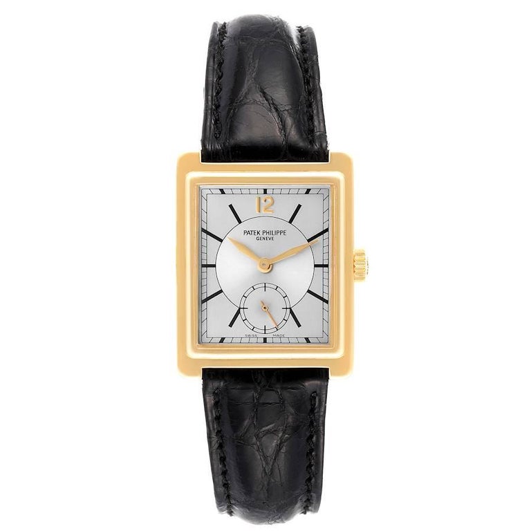 Patek Philippe Montre Gondolo en or jaune 18 carats avec cadran en ...