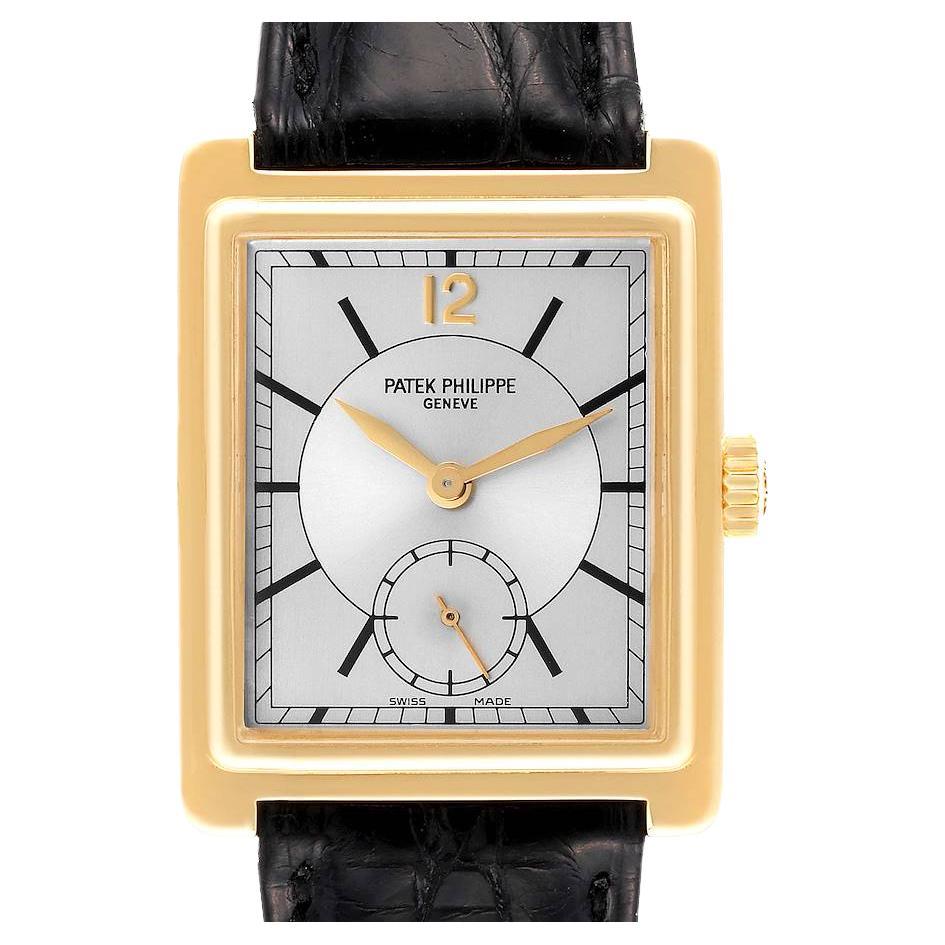 Patek Philippe 18k Yellow Gold Golden Ellipse Mens Watch at 1stDibs