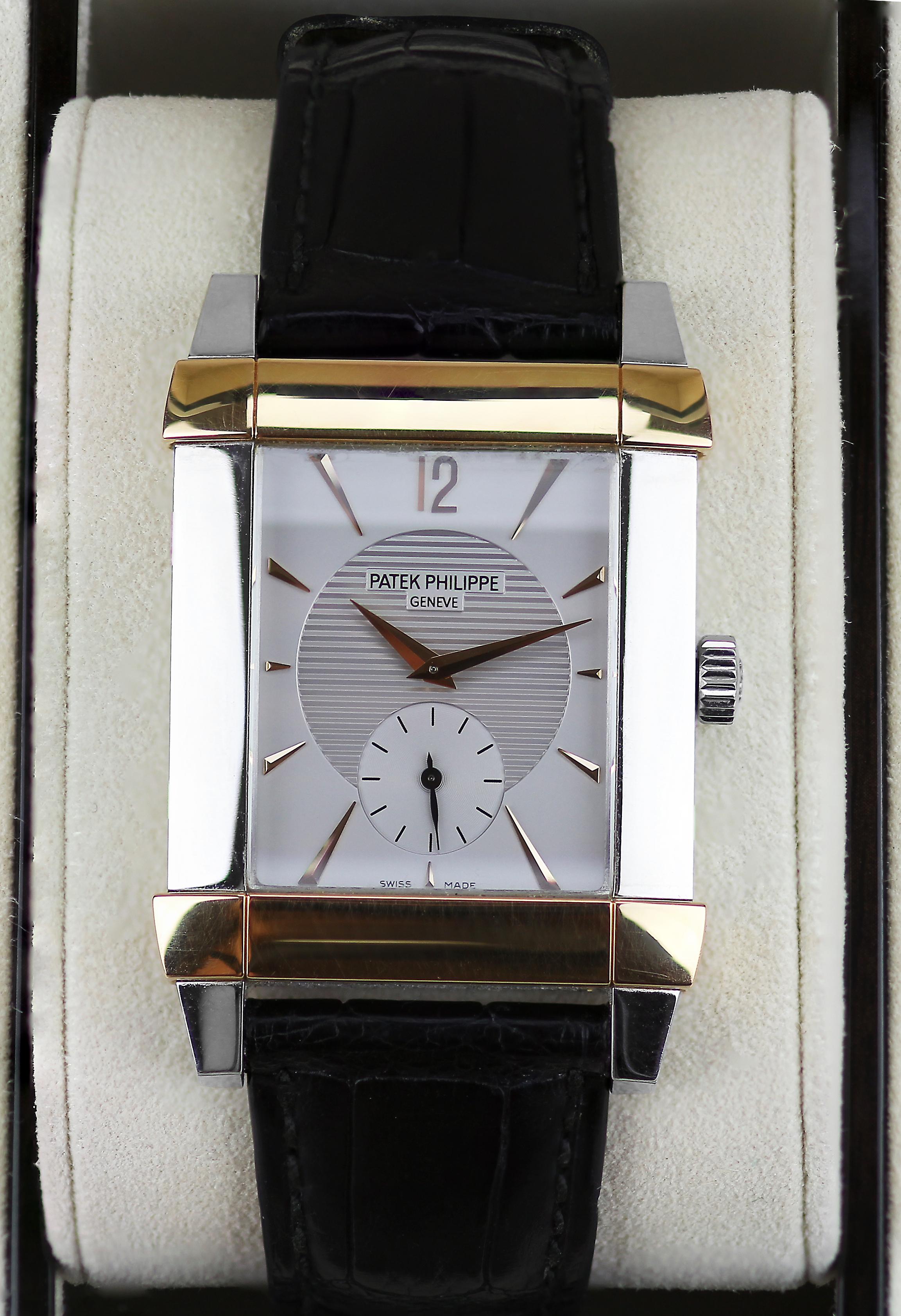 Patek Philippe Gondolo 5111PR-001 Platinum 18 Karat Gold Gents Box and ...