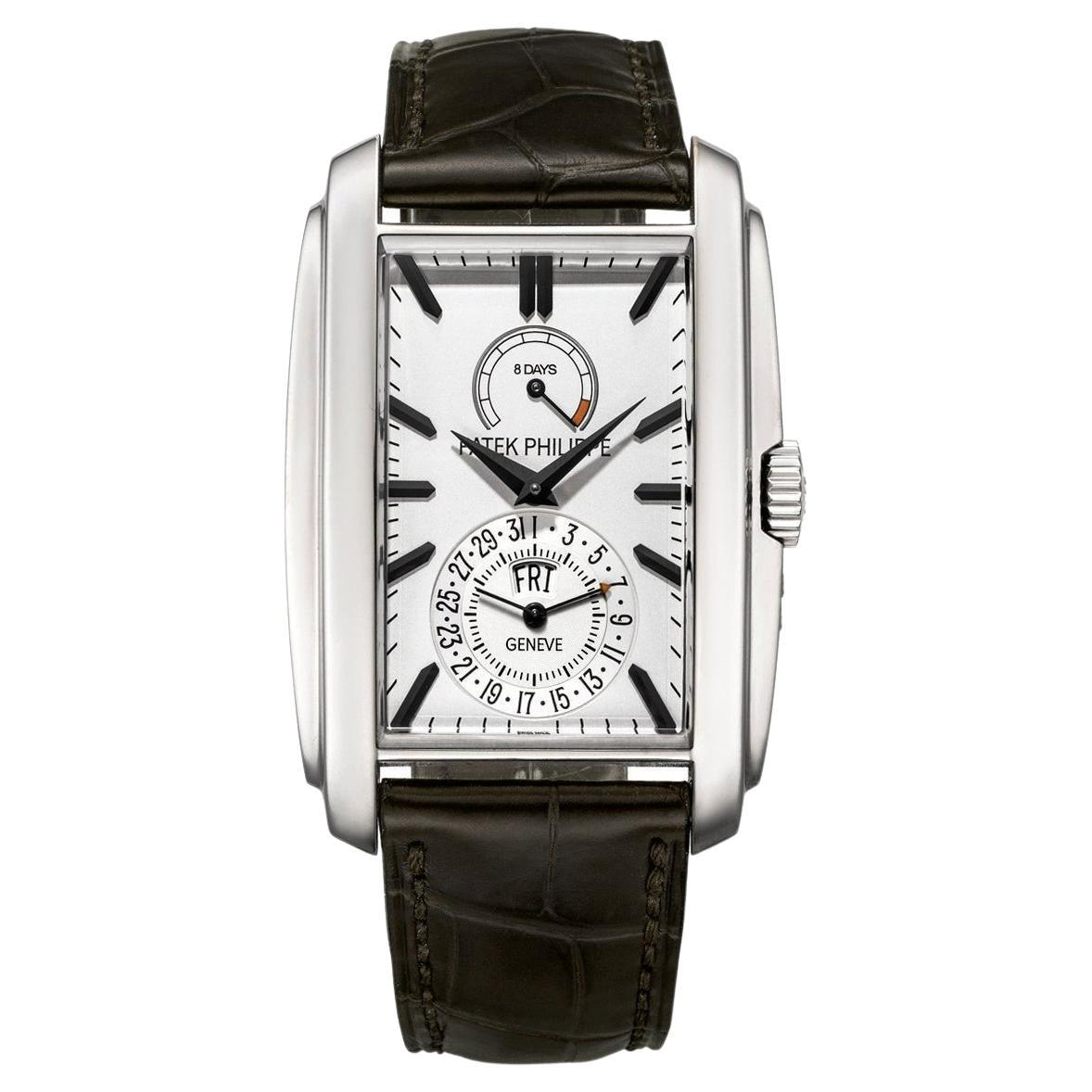 Patek Philippe Gondolo 8-Day White Gold, Ref. 5200G-010 For Sale at 1stDibs
