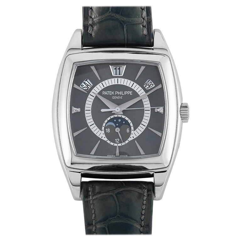 Patek Philippe Gondolo Calendario Watch 5135P-001 at 1stDibs | patek 5135p