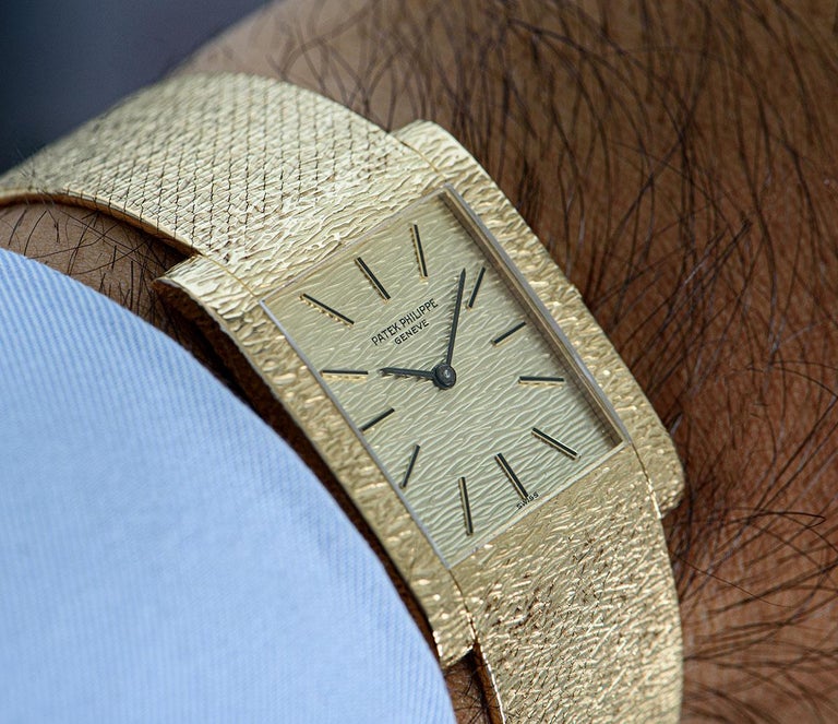 Patek Philippe Gondolo Vintage Gents 18 Karat Yellow Gold Champagne ...