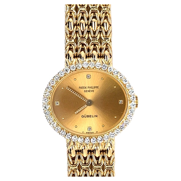 Patek Philippe Ladies Cocktail Watch with Diamonds in 18 Karat Yellow ...