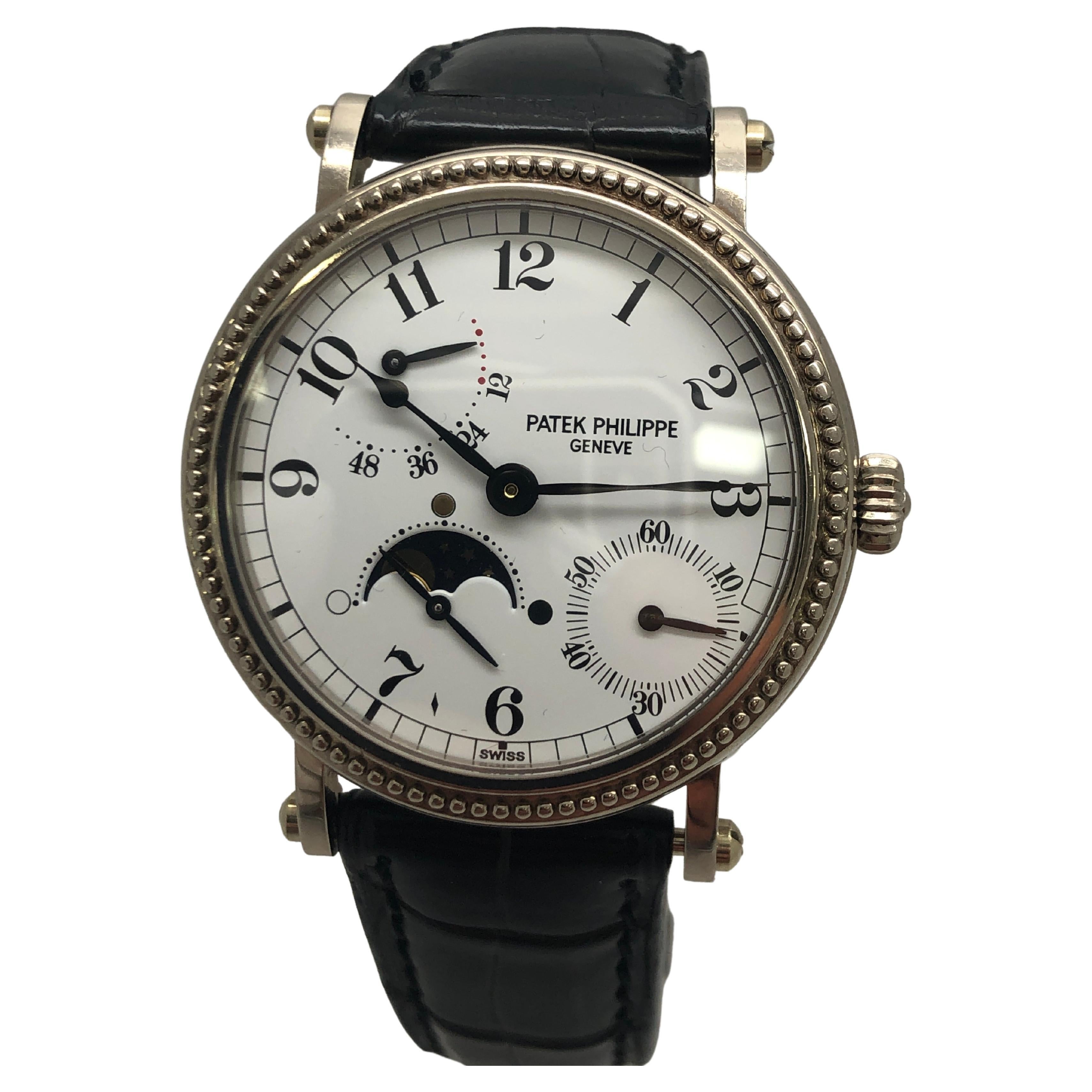 Patek Philippe 18 Karat Gold Men's Bracelet Watch with Gold Dial, circa ...