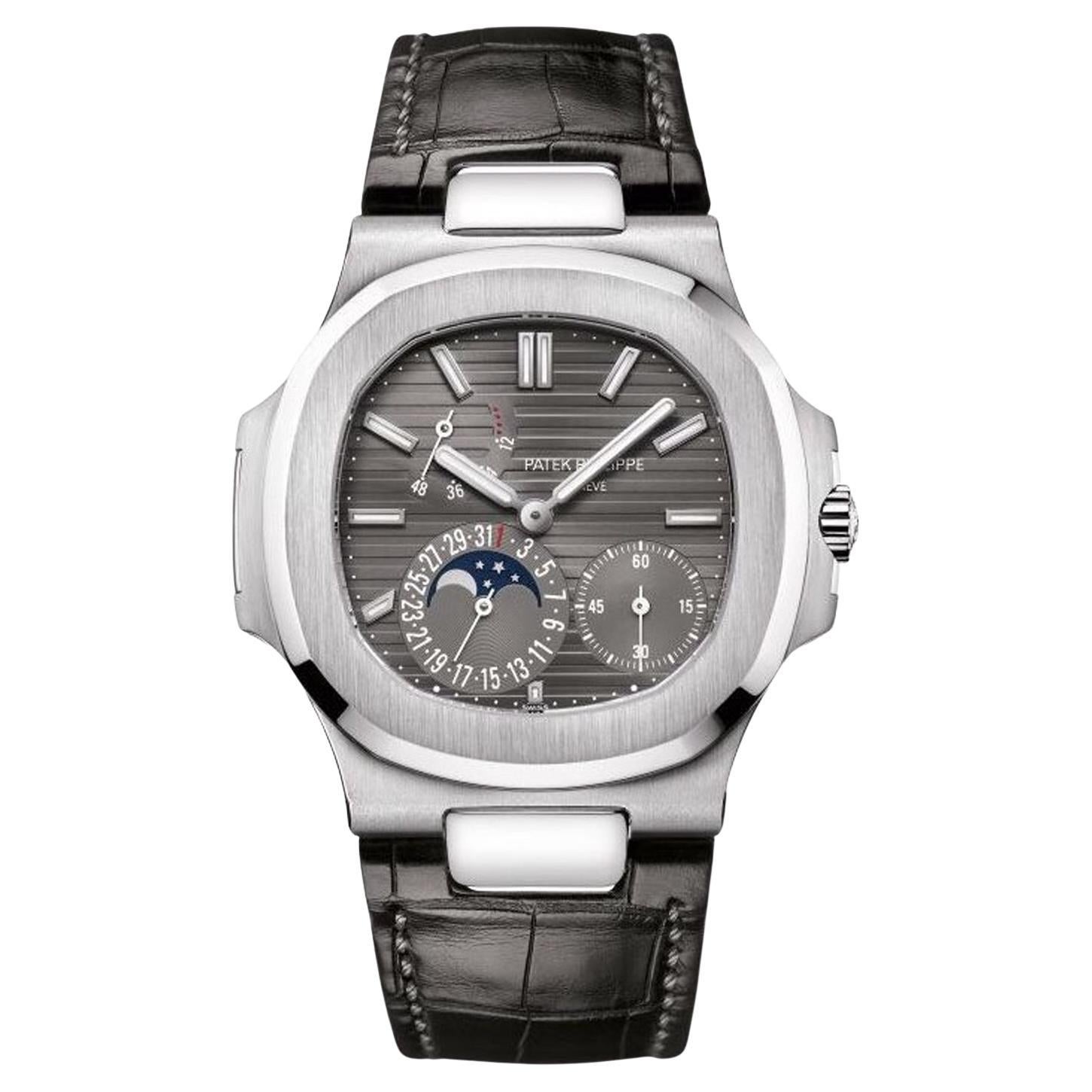 Patek Philippe Emerald 5711P Nautilus 40th Anniversary Watch at 1stDibs ...