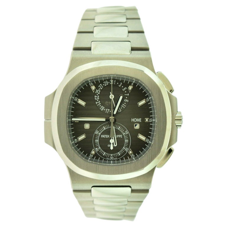 Patek Philippe Nautilus 5990/1A-001 Stainless Steel Travel Time Watch ...