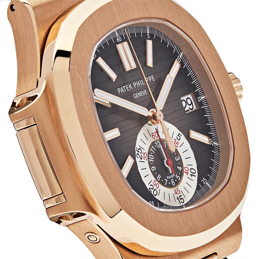 Patek Philippe Nautilus Chronograph Date Rose Gold 5980R-001 'NEW 2020 ...