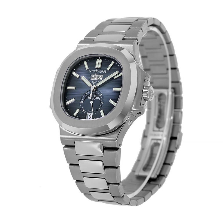 Patek Philippe Nautilus Stainless-Steel Annual Calendar Watch 5726/1A ...