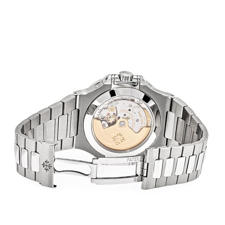 Patek Philippe Nautilus Stahl Tiffany Blaues Zifferblatt 5726/1A-014 im ...