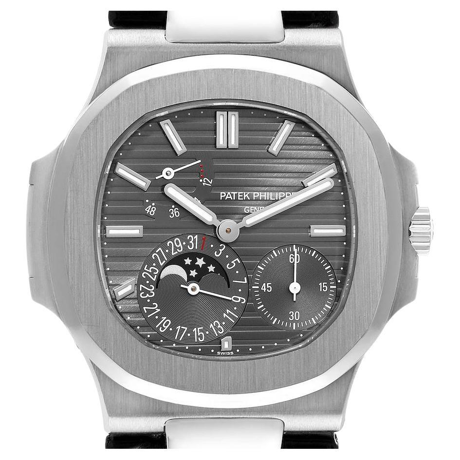 Patek Philippe Nautilus Moonphase Watch - 2 For Sale on 1stDibs