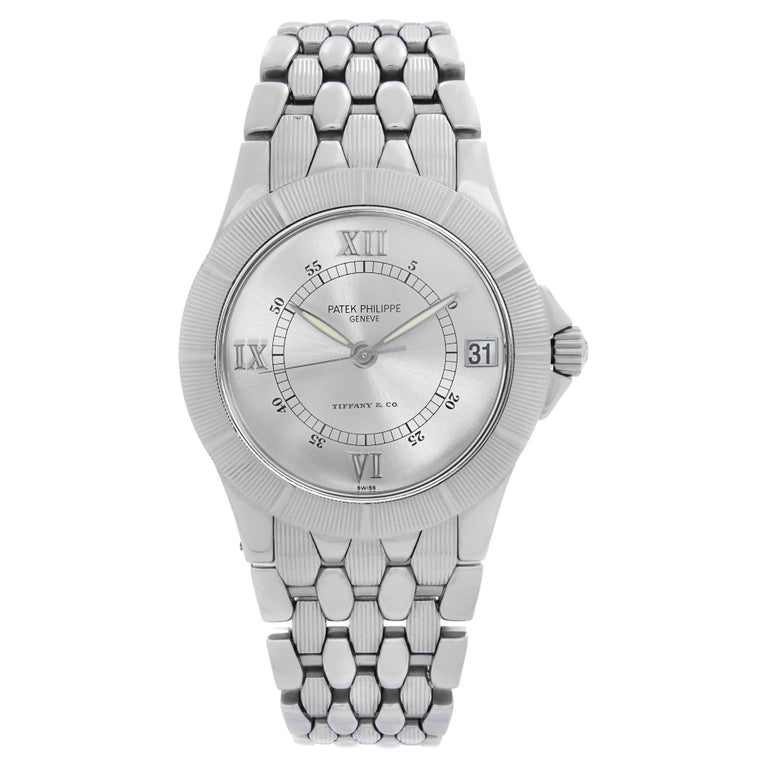 Patek Philippe Neptune Steel Silver Dial Automatic Mens Watch 5080 at ...