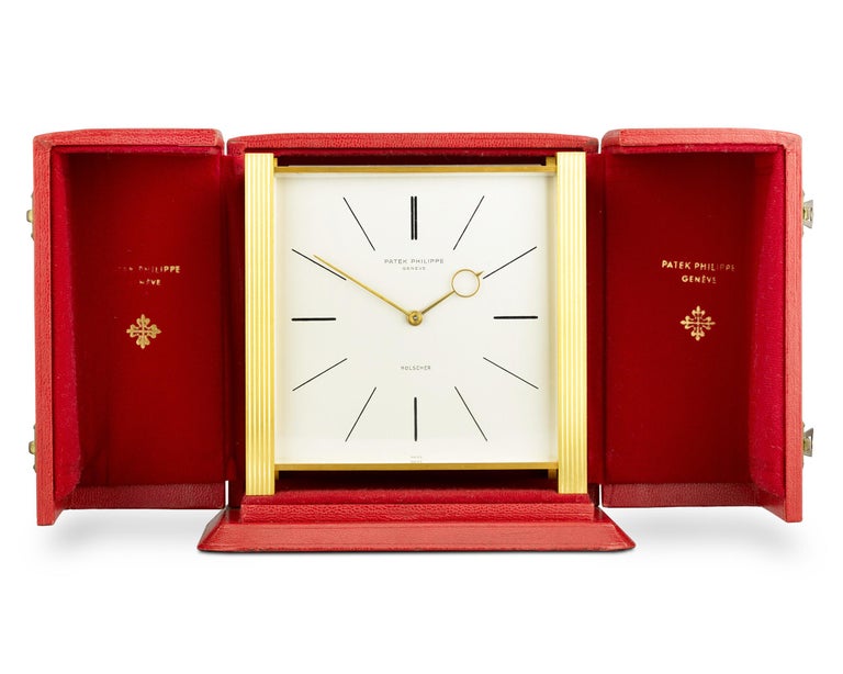 Patek Philippe Solar Desk Clock for Holscher at 1stDibs
